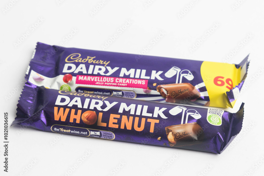 Cadbury's Dairk Milk variations Stock Photo | Adobe Stock