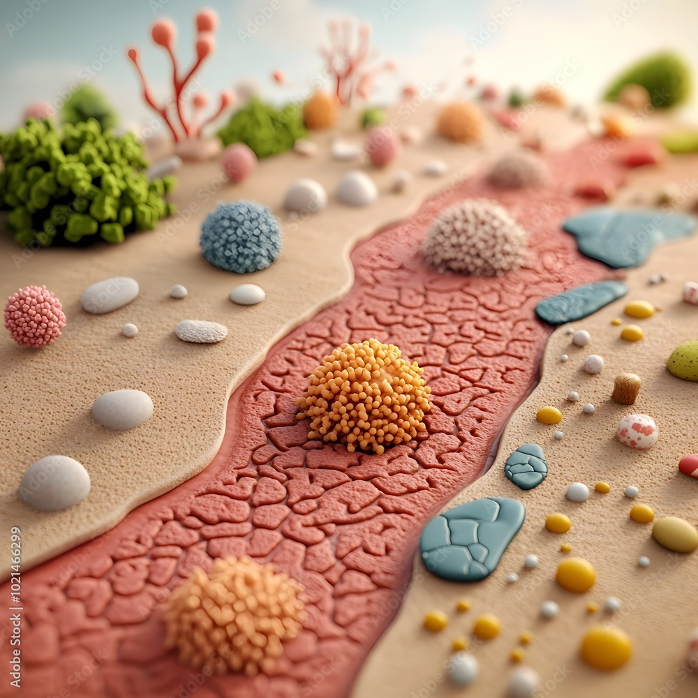 Detailed close up medical showcasing cancerous skin growths including ...