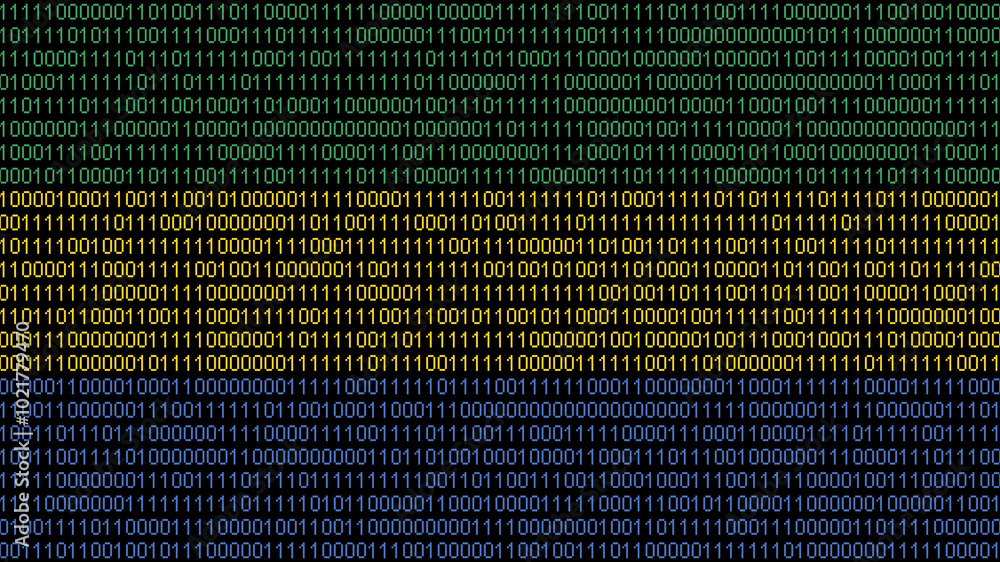 Binary code on flag of Gabon. Program source code or Hacker concept on ...