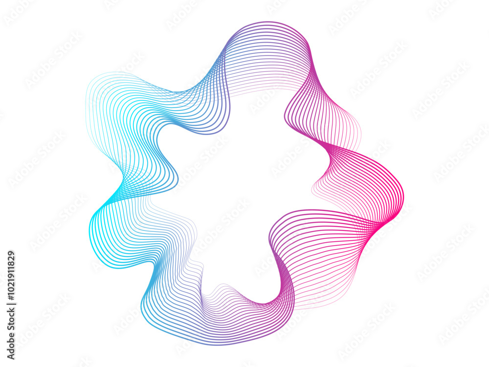 Collection of colorful neon sound waves. Sound curve, radio frequency ...