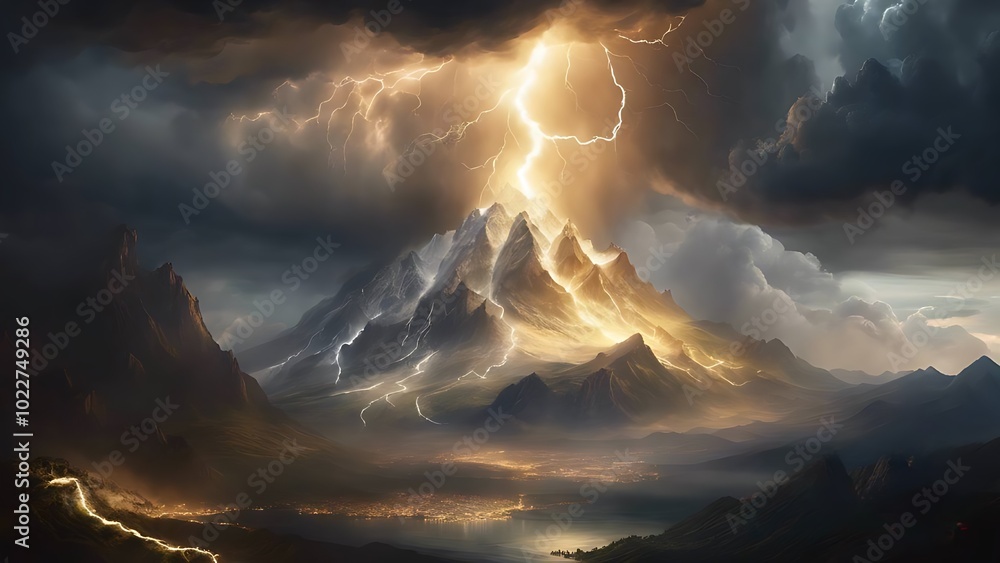 The sky where lightning strikes can be seen with the naked eye ...