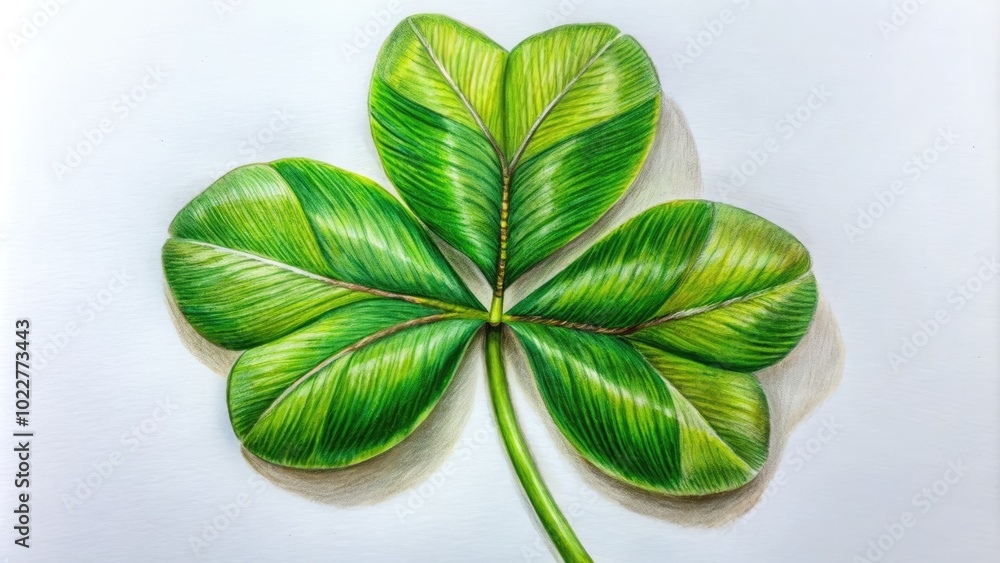 Step-by-Step Guide on How to Draw a Four-Leaf Clover for Beginners and ...
