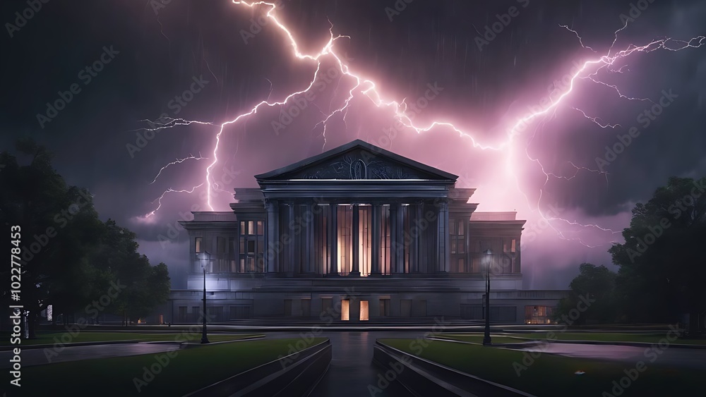 The sky where lightning strikes can be seen with the naked eye ...