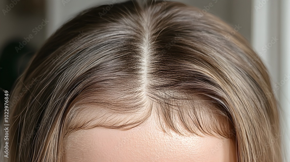 Hair thinning journey blog post, with before-and-after photos showing a ...