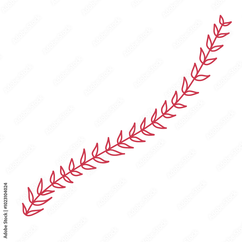 Doodle leaf aesthetic tendrils plant illustration cartoon that can be ...