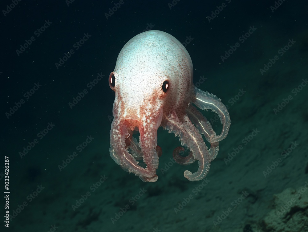 Discover the wonders of the abyssal zone with this striking image of a ...