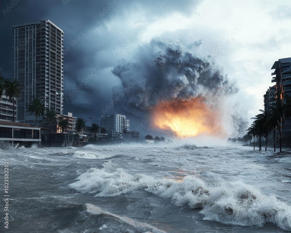 Dangerous storm surge flooding a coastal city as Hurricane Milton hits ...