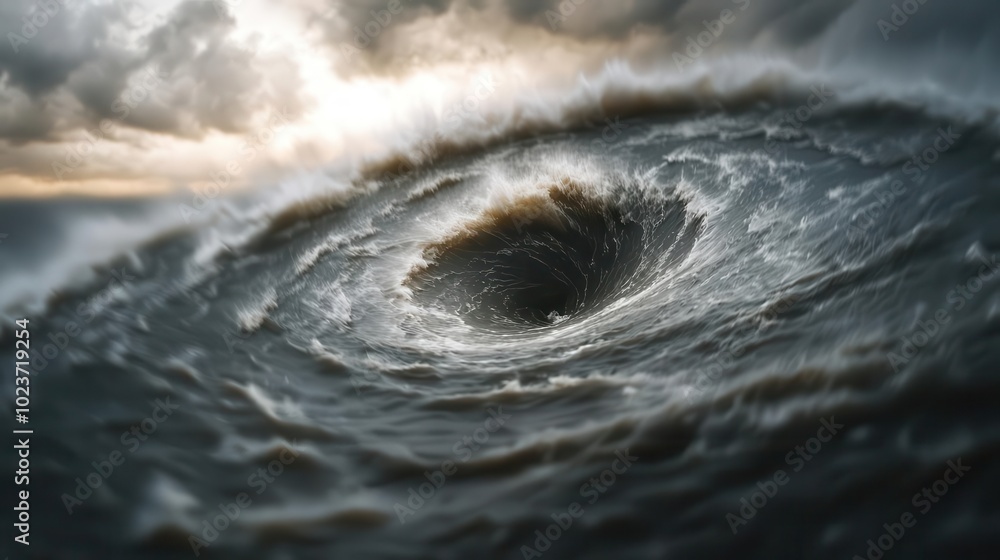 Detailed map showing storm surge levels and flood zones as a hurricane ...