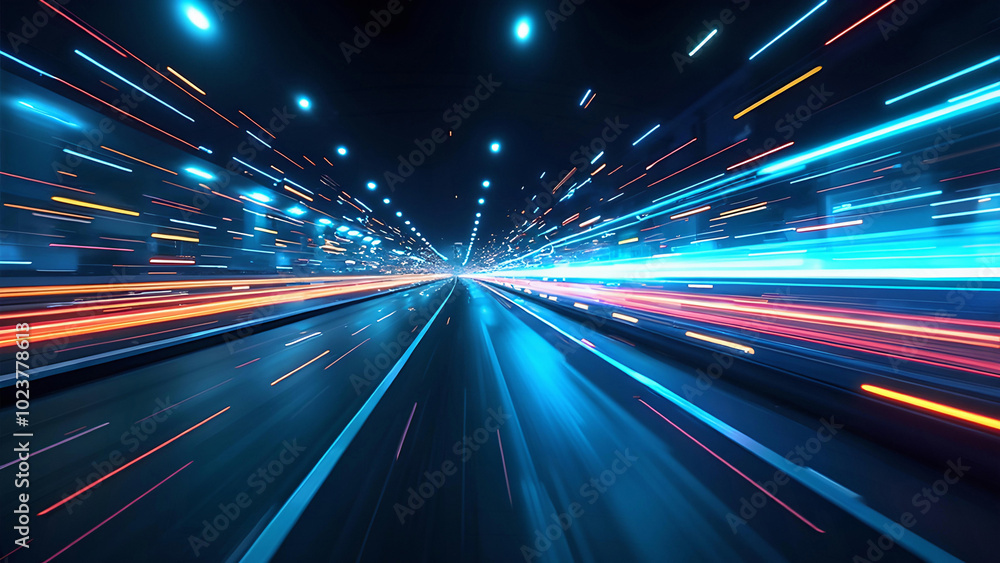 Fast drive motion blur Stock Illustration | Adobe Stock