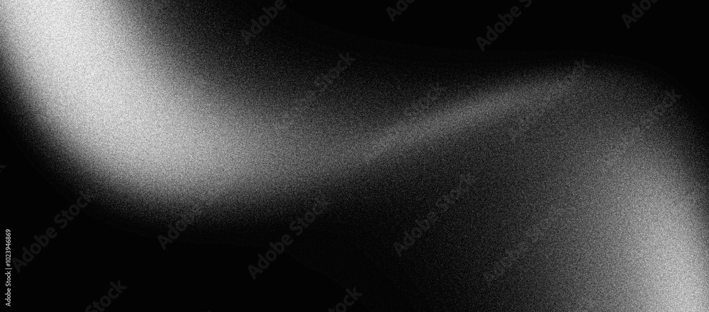 Black grainy gradient background, dark white gray monochrome abstract ...
