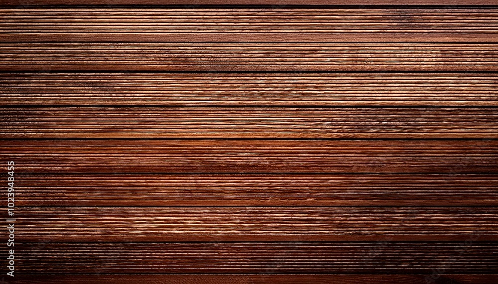 Brown wood panel repeat texture. Realistic timber dark striped wall ...