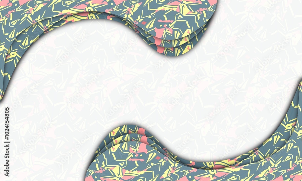 boho chic background. presentation and powerpoint design concept with ...