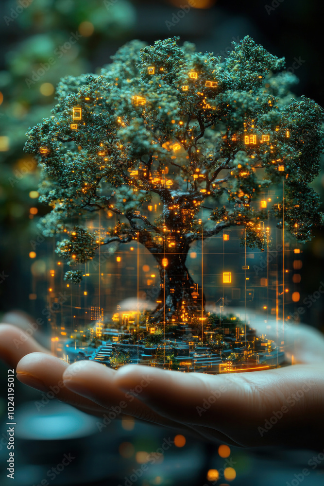 A high-tech design interface in 2025, with digital tools creating ...