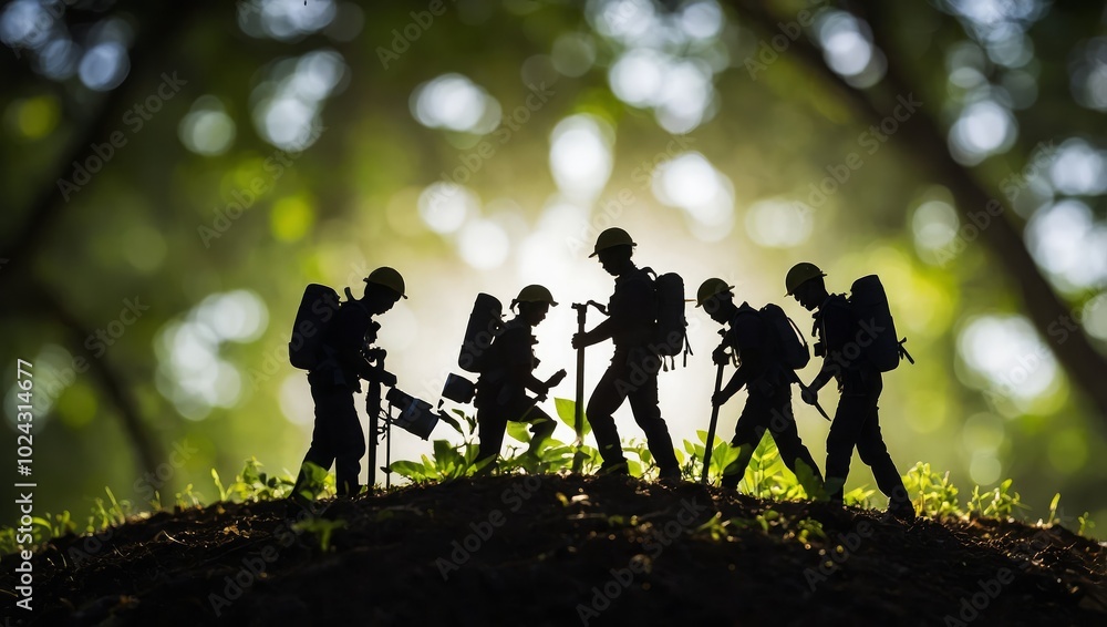 Using Silhouette Team to install environmental Team responsible for ...