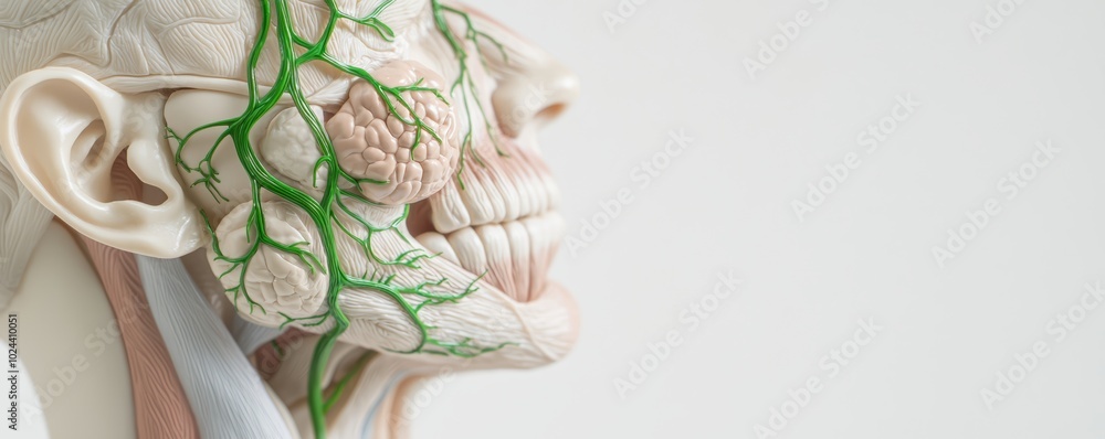 A detailed anatomical model of an insect, with its exoskeleton ...