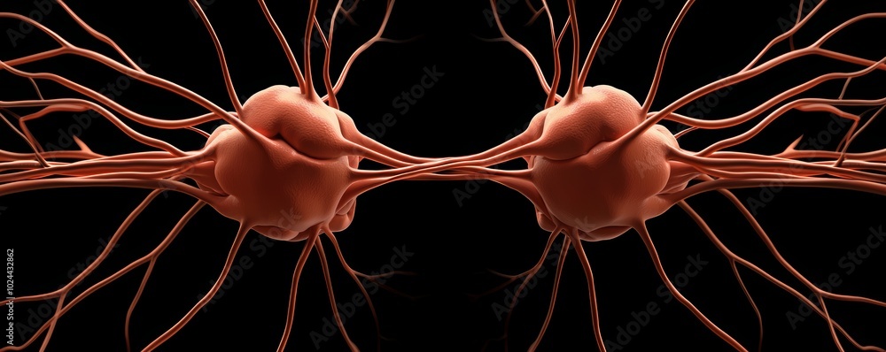 A zoomed-in 3D view of the lymph nodes along the axillary regions of ...
