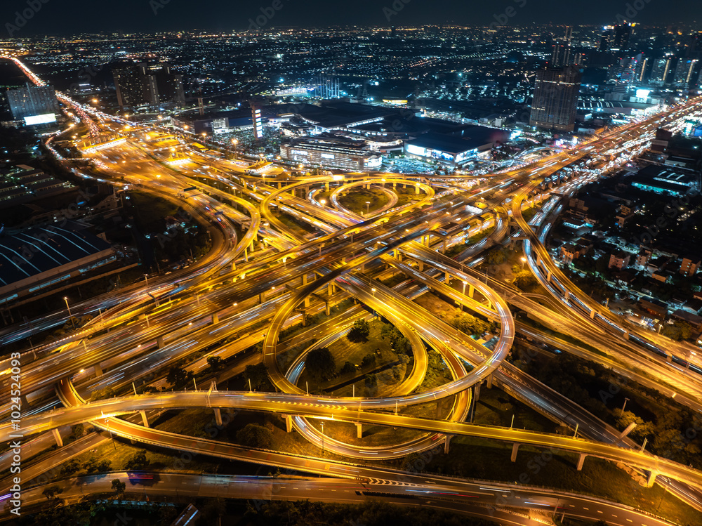 Burapha Withi Expressway, Industrial Ring Road, Bangna Intersection ...