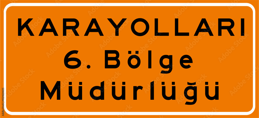 Vector de Stock Warning Signs, Turkey Highway Standard Traffic Signs ...