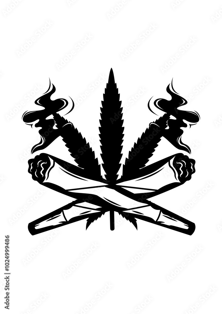 Weed | Rolling Blunt | Smoking Joint | Marijuana Addiction | Kush Leaf ...