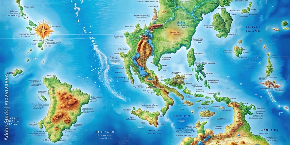 Detailed Map of the Philippines Highlighting Major Islands and Cities ...