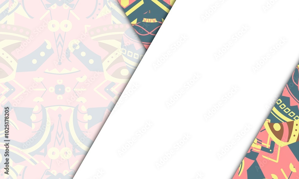 boho chic background. presentation and powerpoint design concept with ...