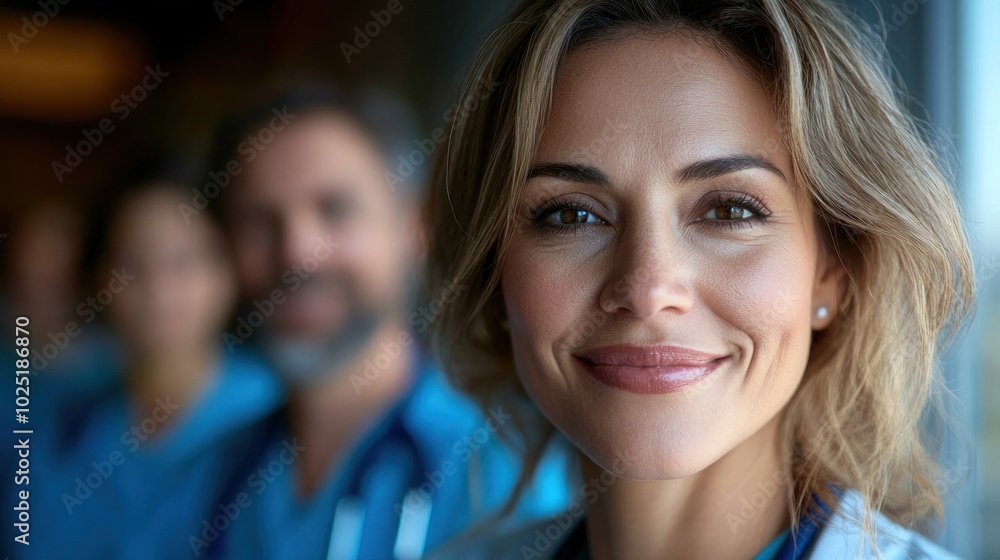 Multicultural nurses working in a hospital, highlighting the importance ...