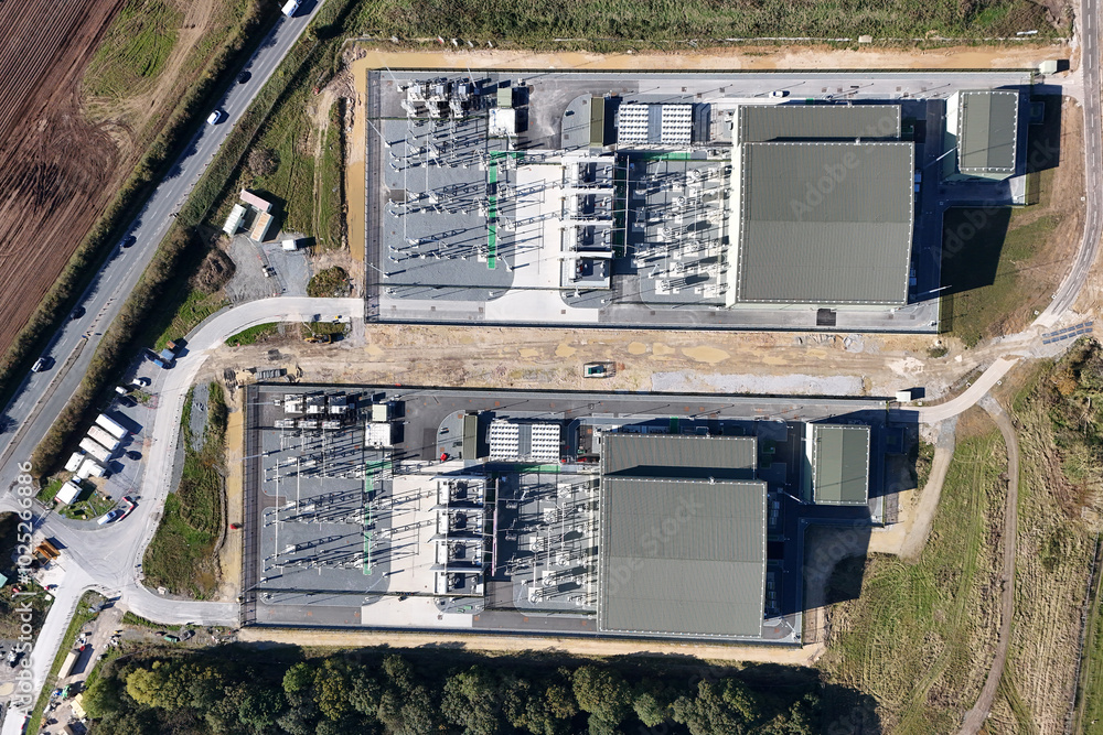 Dogger Bank Wind Farm converter station, Creyke Beck substation East ...