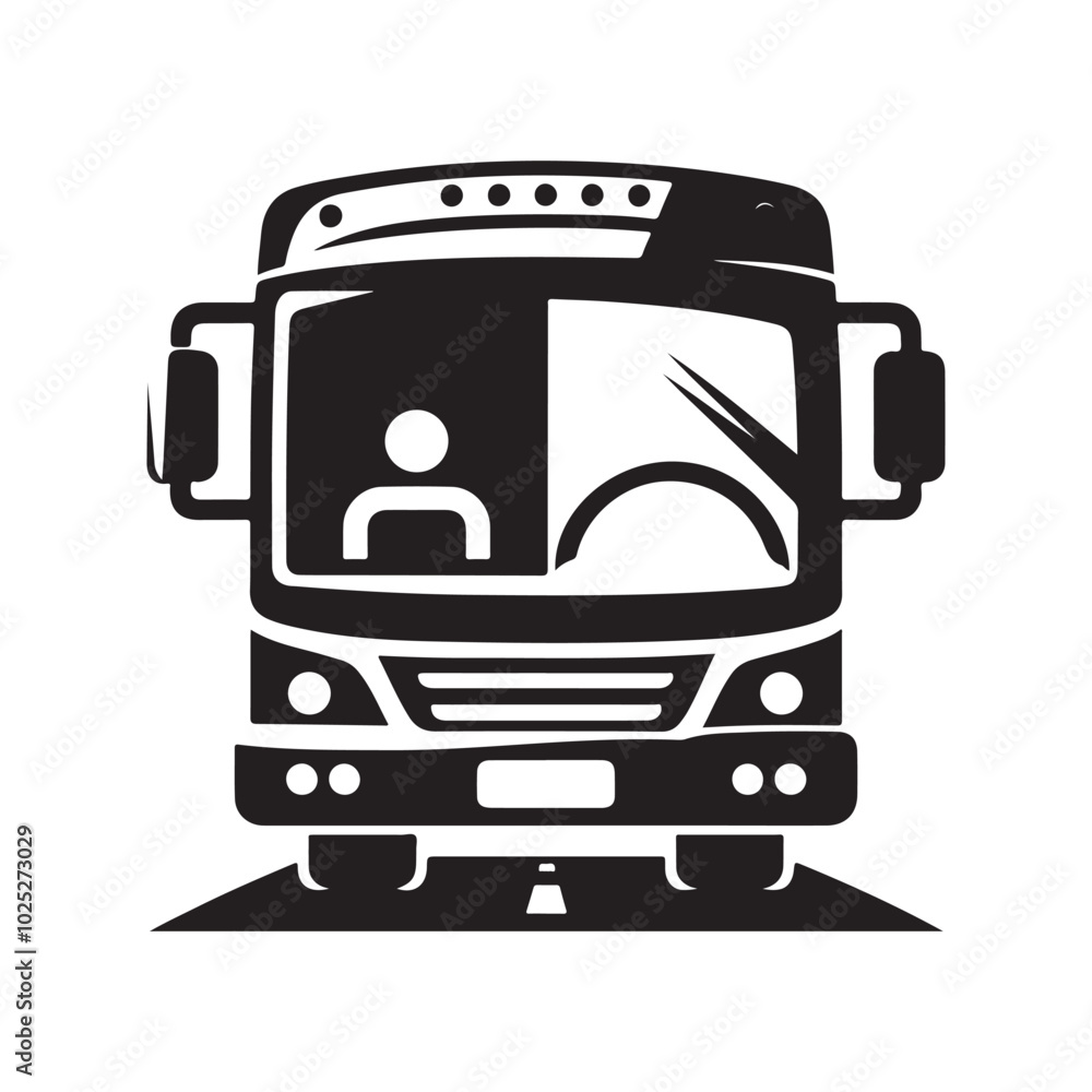 Charter Bus Silhouette Vector Graphics – Easy to Download and Use in ...