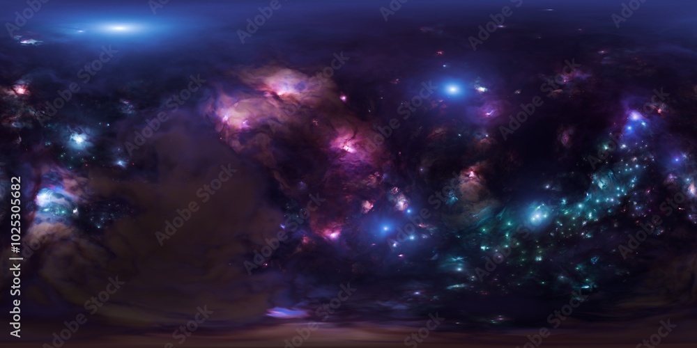 HDRI Space Image-Based Lighting Map for CGI Stock Photo | Adobe Stock