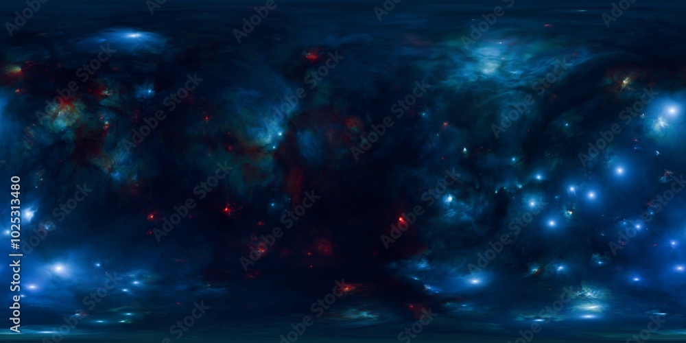 12K HDRi Space Nebula with Stars - Premium Quality Background for 3D ...