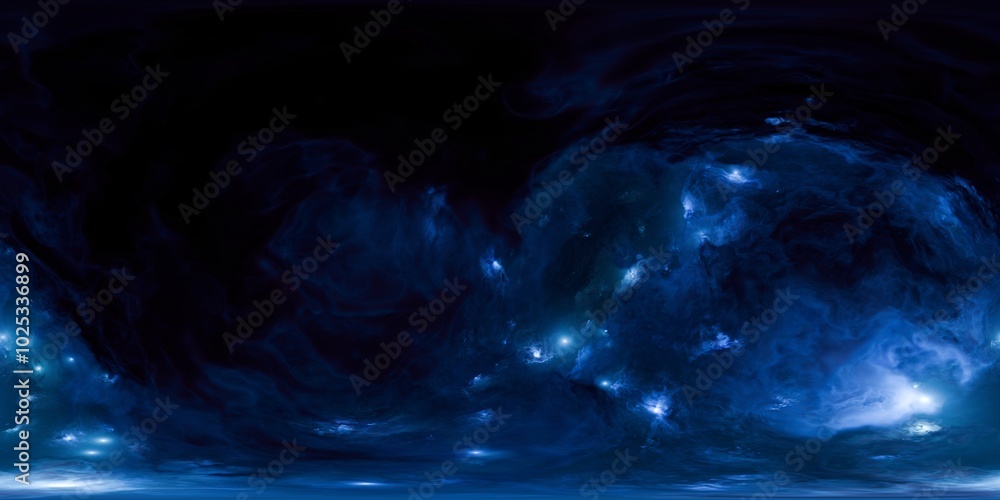 Ultra-Realistic Seamless 12K HDRi Skybox of Cosmic Nebula and Stars in ...