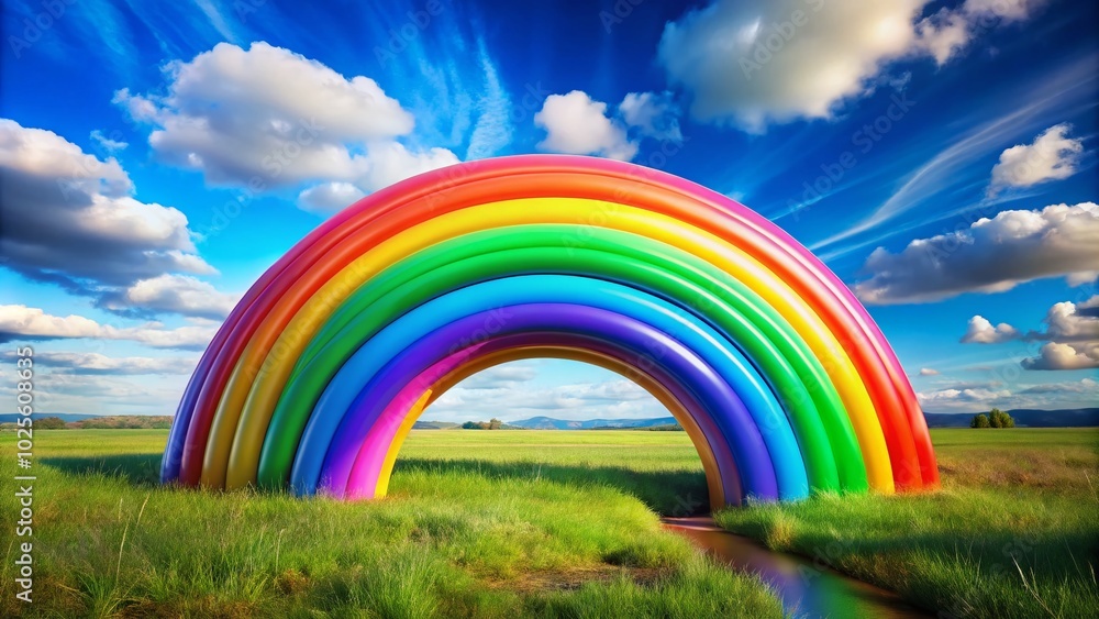 Lightweight PNG Solid Rainbow Shape for Creative Designs, Colorful ...