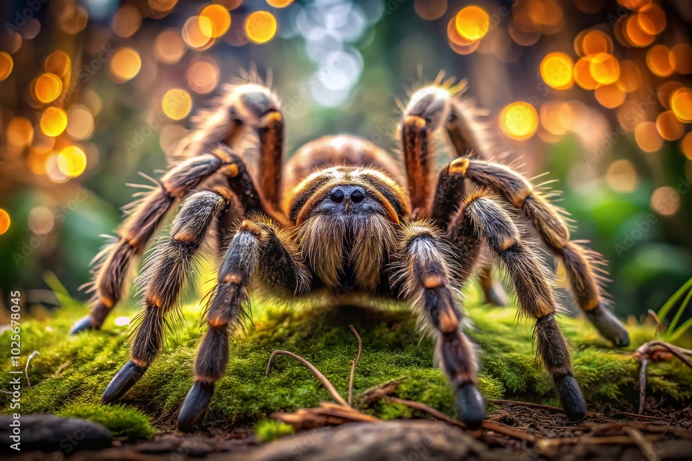 Magnificent Giant Bird Eater Spider Displaying Its Impressive Size and ...