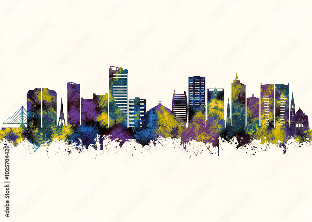 Dar es Salaam City Skyline. Cityscape Skyscraper Buildings Landscape ...