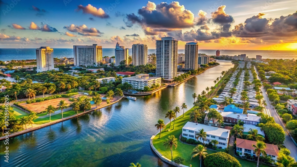 Architectural Photography of Florida's Outline Map with Modern ...
