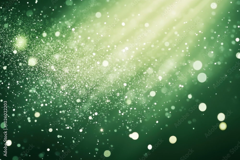 Glowing glitter motion on a green screen. Bright white sparkle aura ...