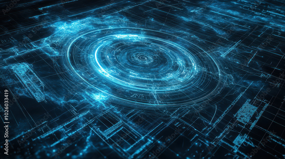 Tech-Inspired Hurricane Tracking Map: Detailed Path Trajectories ...