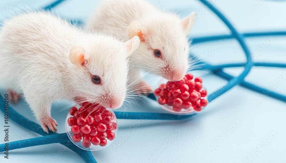 Scientists evaluating the toxicity of a new drug in animal models ...
