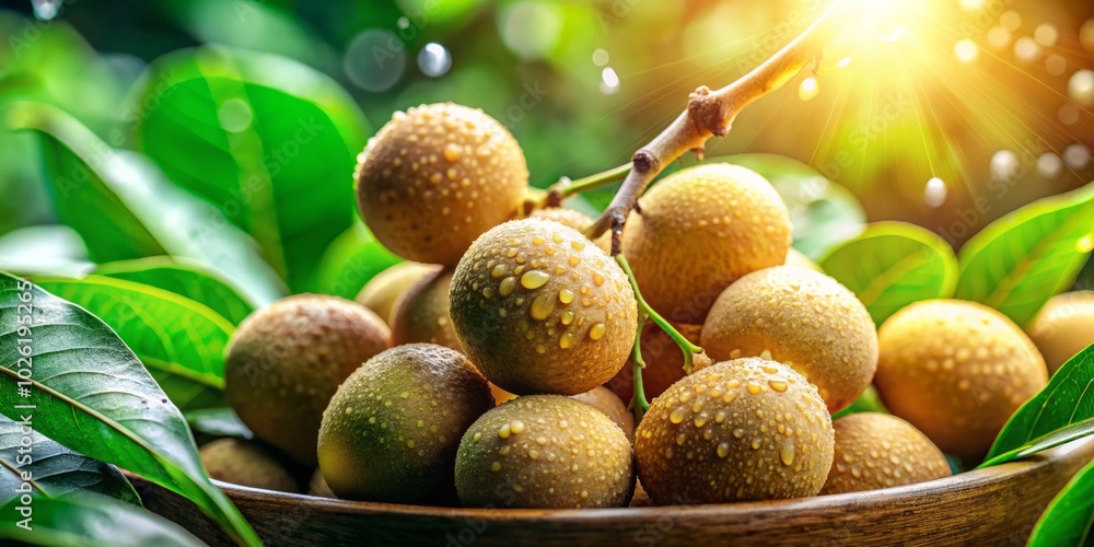 Breathtaking macro shots of longan fruit showcase its textured skin and ...