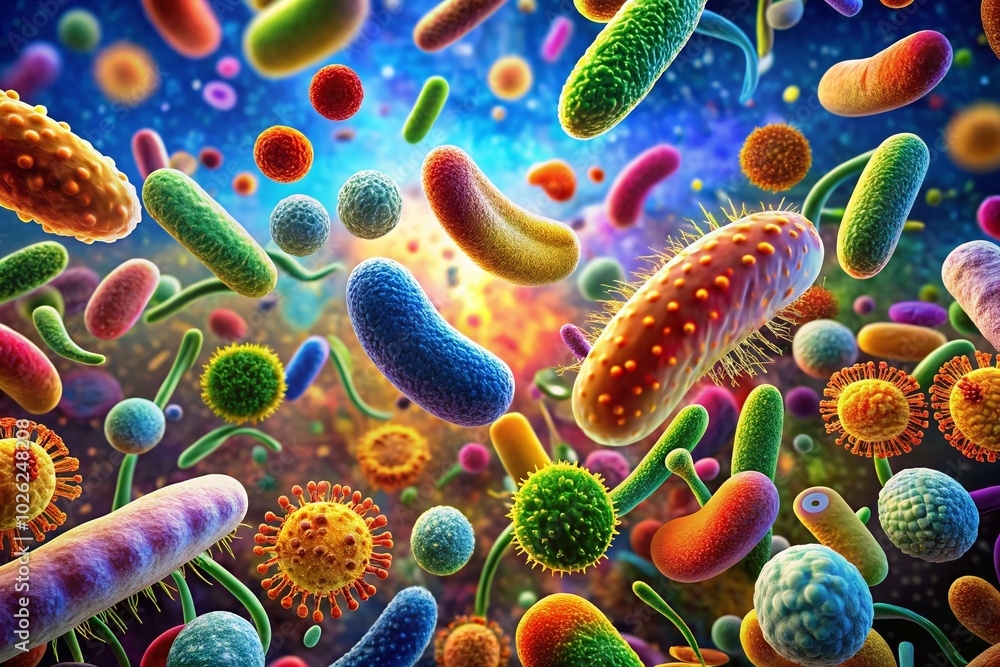 Detailed Bacteria Diagram Illustrating Structure, Types, and Functions ...