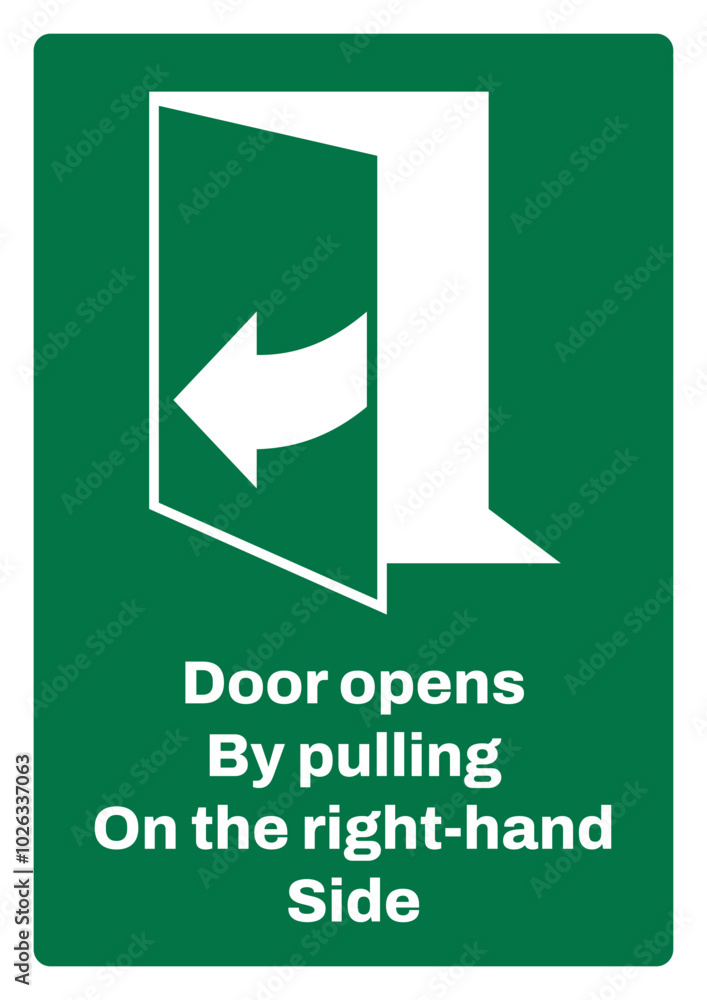 OSHA/ANSI emergency and first aid safety signs sentence case text_door ...
