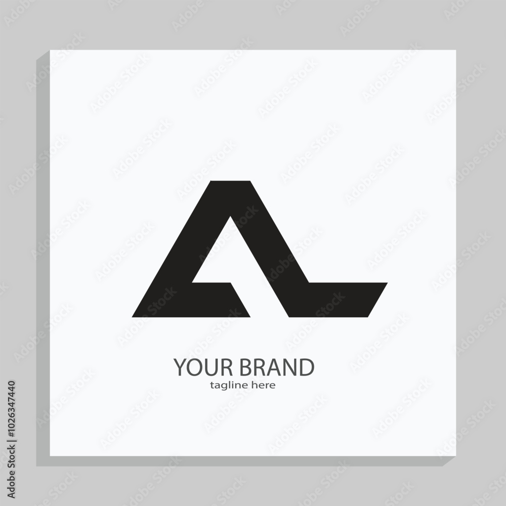 Best AL logo Design and creative and monogram brand logo using adobe ...
