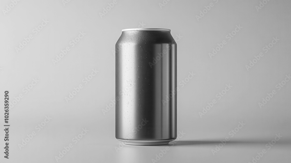 Can mockup, side view, green screen, ready for die-cut, no text no logo ...