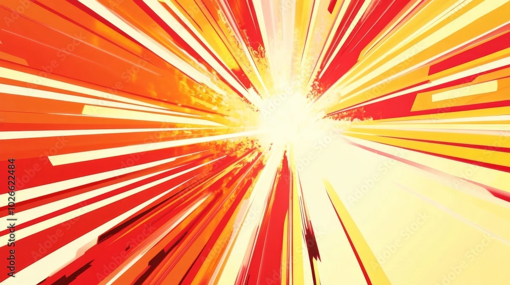 Animated speed lines resembling manga and anime style comics, featuring ...