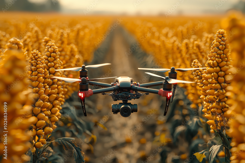 A startup developing specialized drones for different types of crops, representing the ...