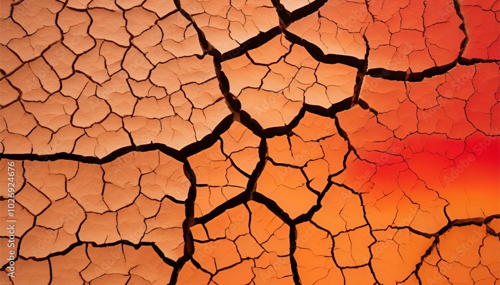 Global warming background photo with heat and high temperature ...
