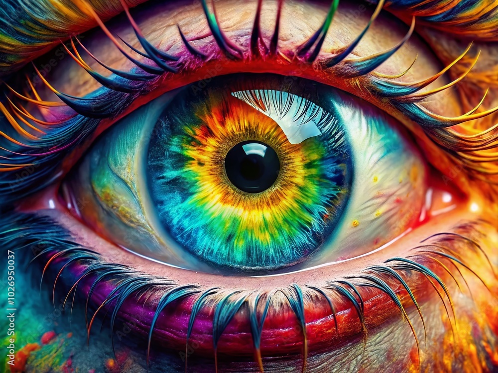 Intricate Human Eye Anatomy: Inner Structure Visualization for ...