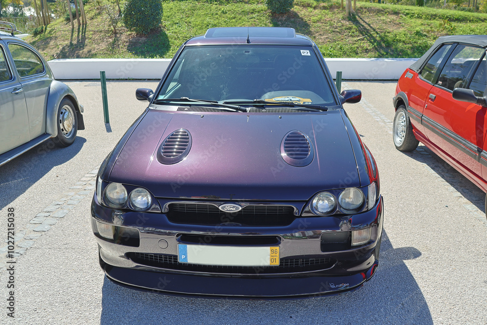 Ford escort rs cosworth parked up showing its iconic front end Stock ...