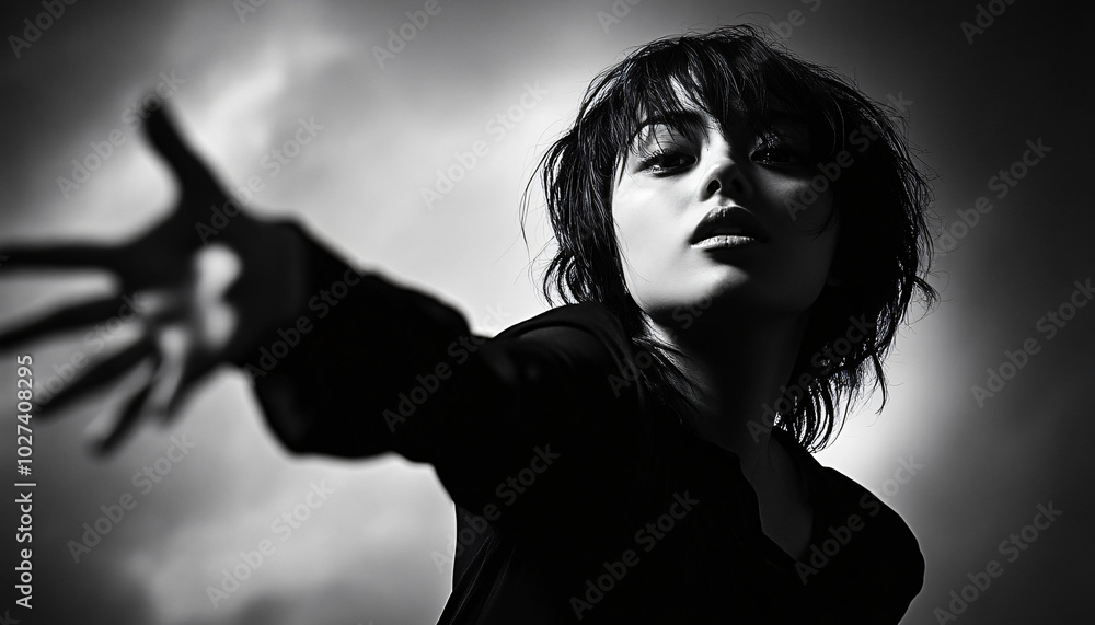 Focus entirely on body language without showing faces. Photograph ...