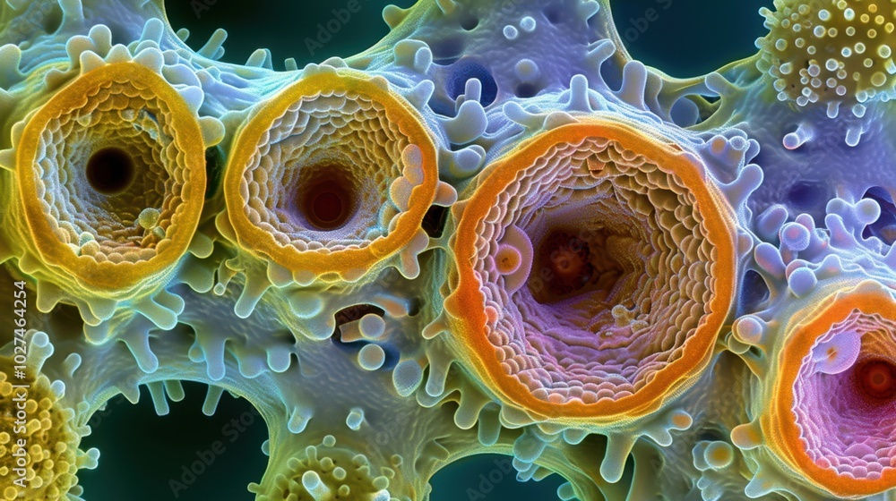 Pancreatic Adenocarcinoma Cells: Located in the exocrine pancreas ...